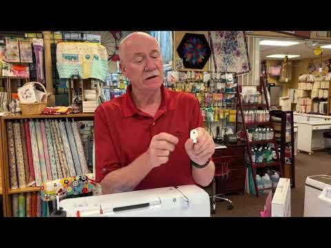 Must have New thread guide 7 series Bernina Jeff just screw on don't loose top tension again DIY 770