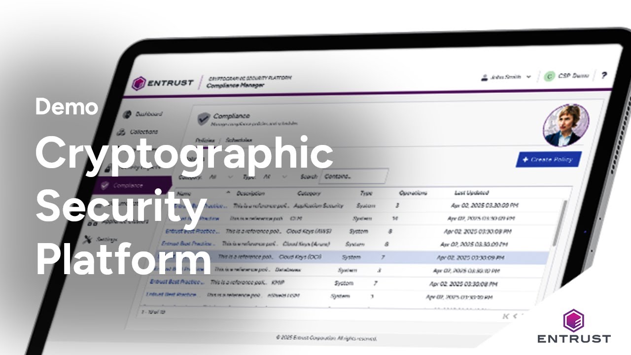 Cryptographic Security Platform Overview Demo