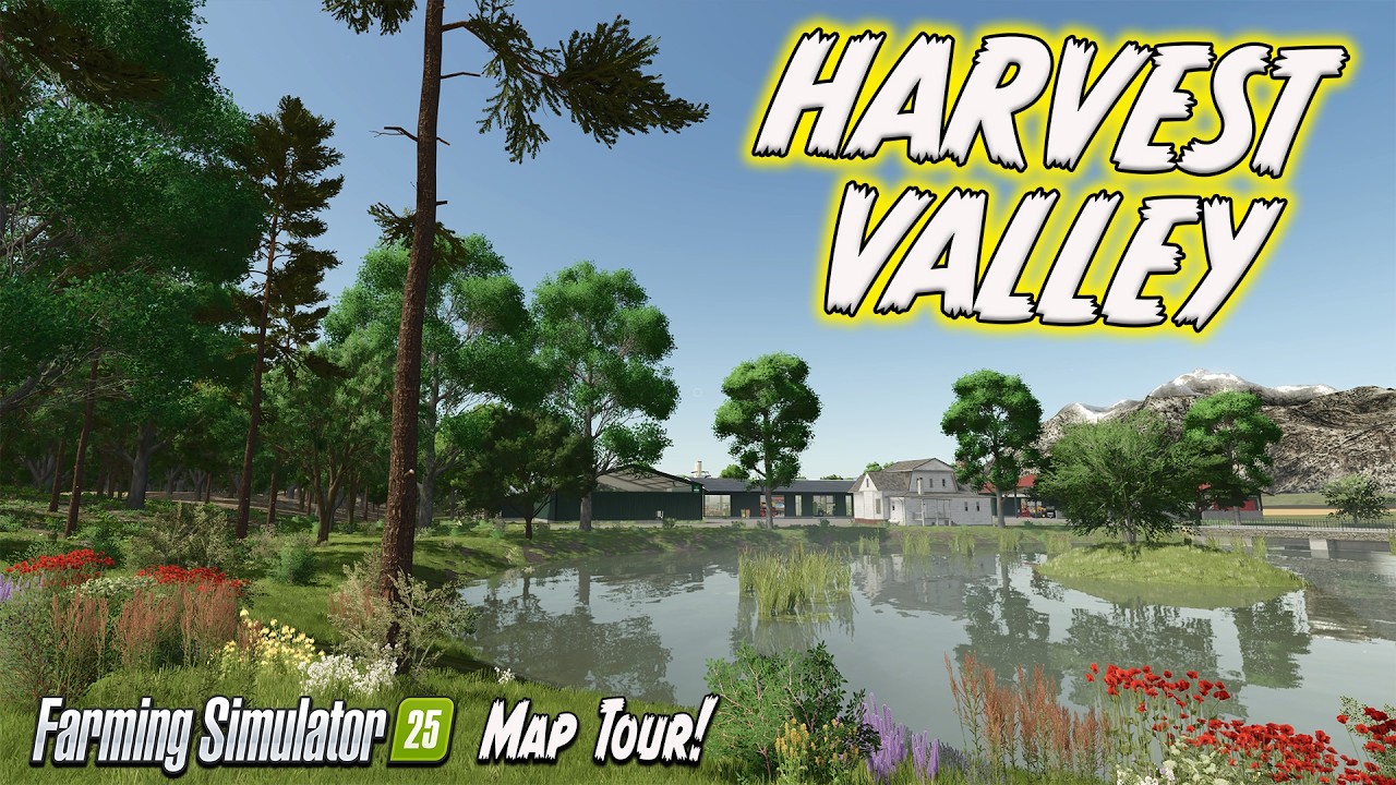 HARVEST VALLEY - JUST ENOUGH GEAR ;-) ?! NEW MOD MAP! (TOUR/REVIEW!) Farming Simulator 25