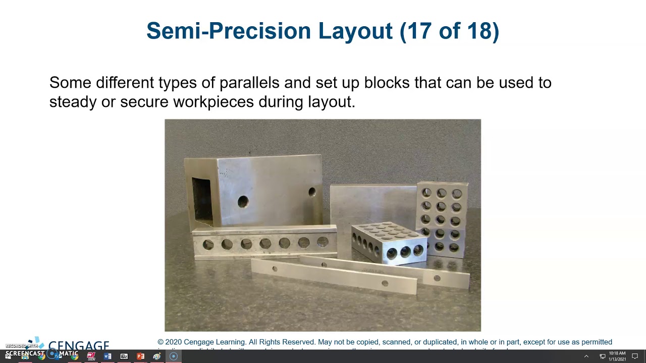 Precision Machining Technology section 3 unit 2