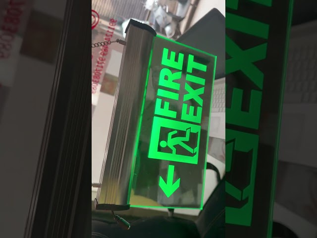 LED Exit Sign Board - Exit Signage Manufacturer from New Delhi