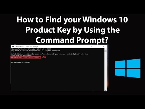 How to Find your Windows 10 Product Key by Using the Command Prompt?