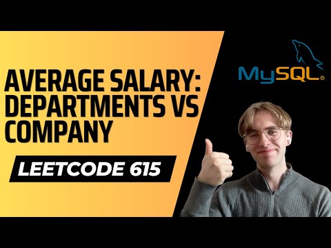 615. Average Salary Departments VS Company - LeetCode MySQL Solution
