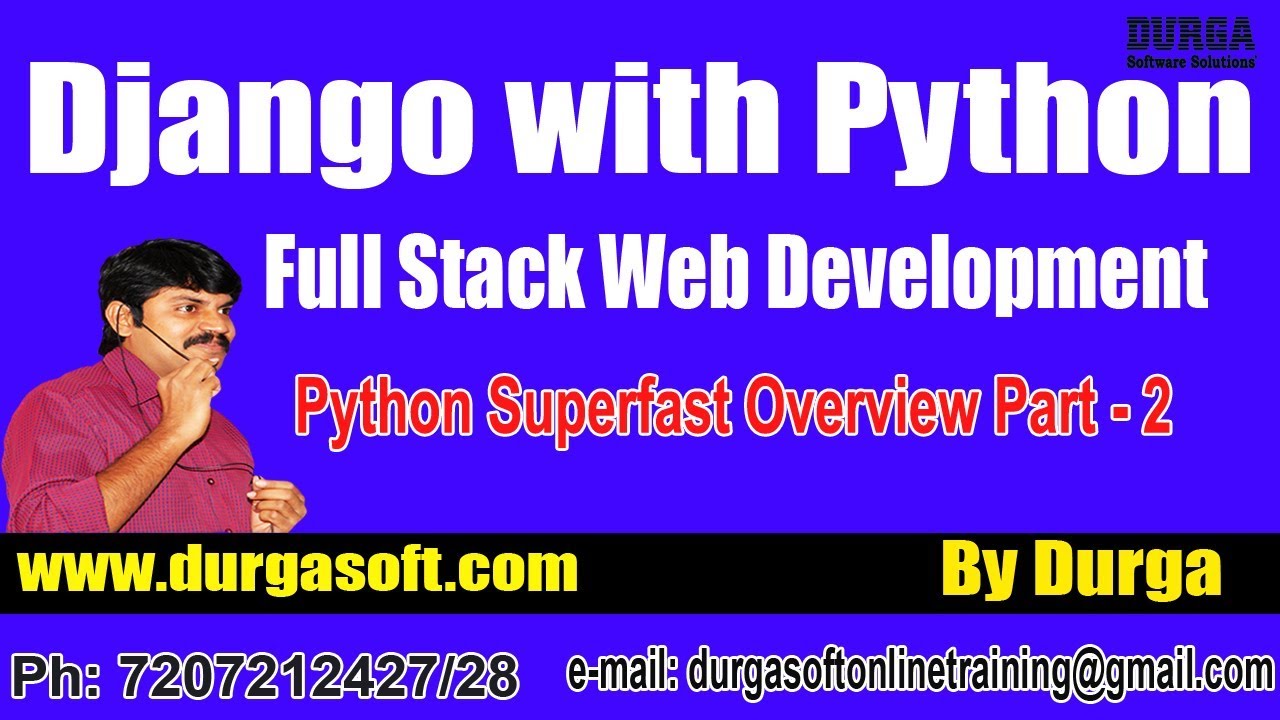 Python Superfast Overview Part - 2 by Durga Sir
