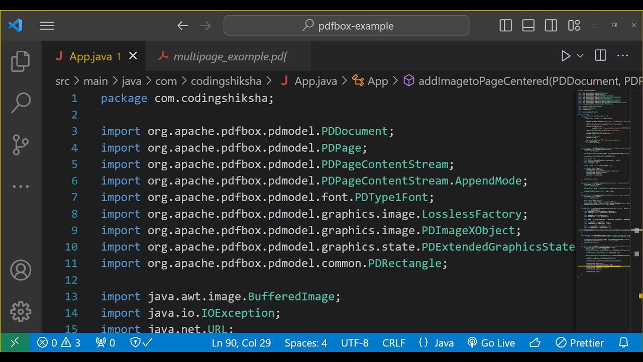 Java Apache PDFBox Tutorial to Create & Modify PDF with Images, Text & Adding Watermarks Full Course
