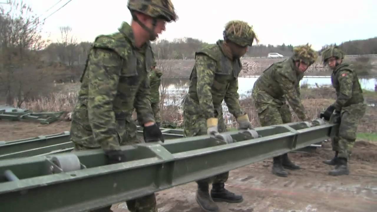 2 Combat Engineer Regiment deploying a bridge