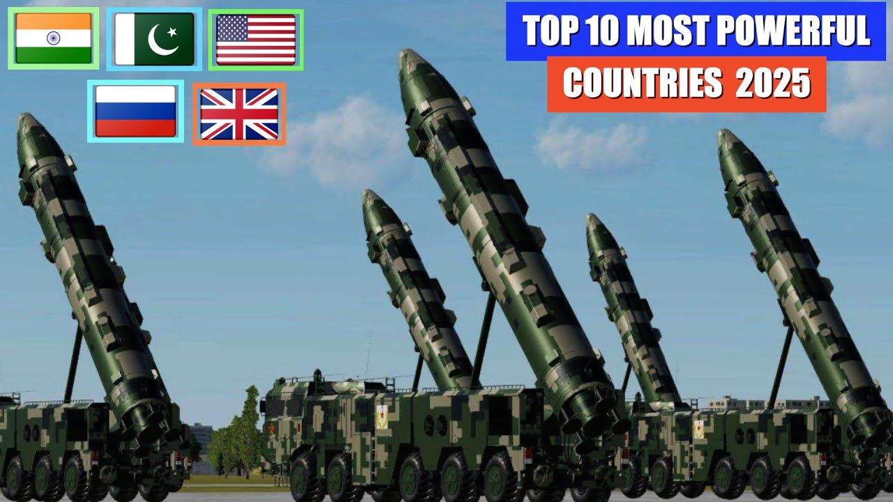 Top 10 Most Powerful Countries In the World 2025