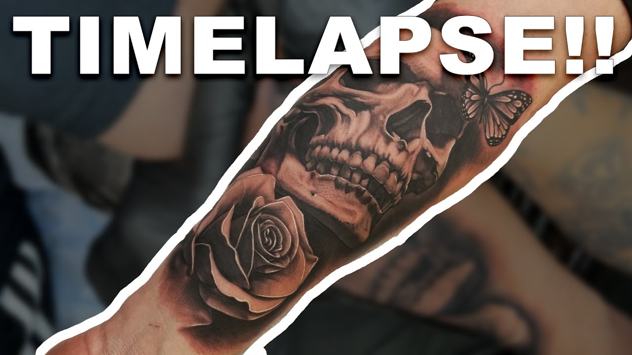 Rose and skull | TIMELAPSE