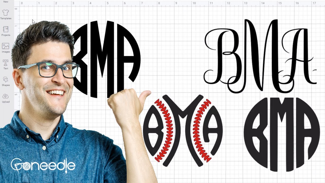 4 Different Techniques To Make Monograms in Cricut Design Space