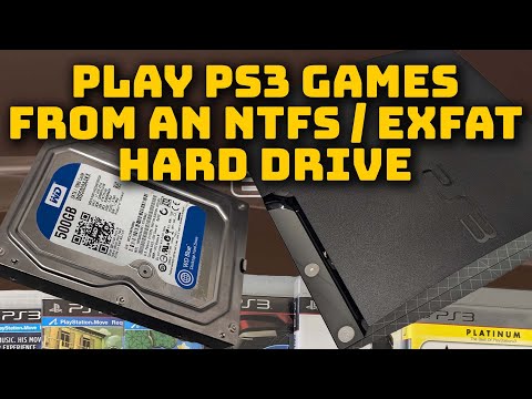 Run PlayStation 3 games directly from an external hard drive - NTFS / exFAT / ext2/3/4