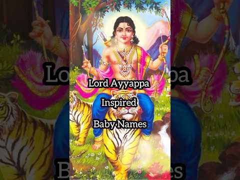 Top-10 Lord ๐Ayyappa ๐Inspired Baby ๐ถNames ||#lordayyappa #baby #names #god