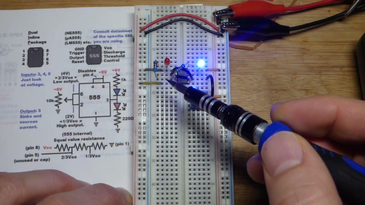 555 Timer IC Power Pins Explained Integrated Circuit
