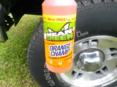 Mean green orange champ cleaner degreaser test review