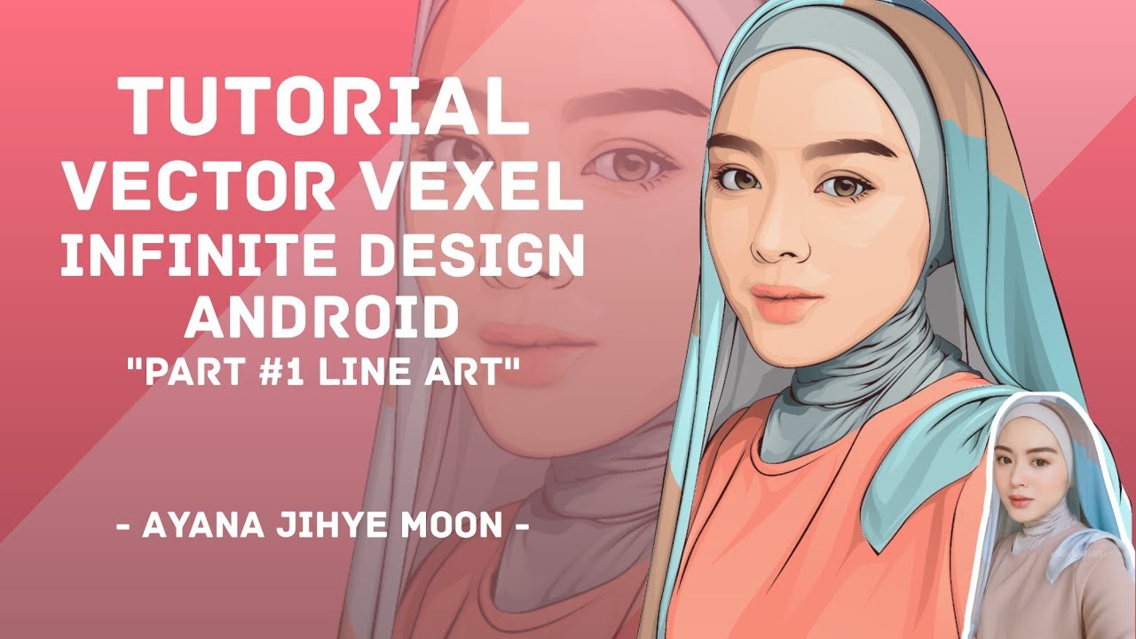 Tutorial vector vexel with infinite design (android) Part #1 Line Art