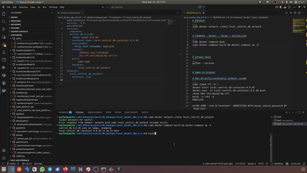 Run MySQL 8 in Docker with phpMyAdmin | Complete Beginner Tutorial