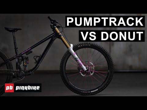 How does the Grim Donut handle the Pumptrack? | Crankworx Whistler 2022