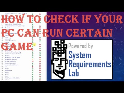 How to Check if your PC can RUN Certain GAME | System Requirements Lab