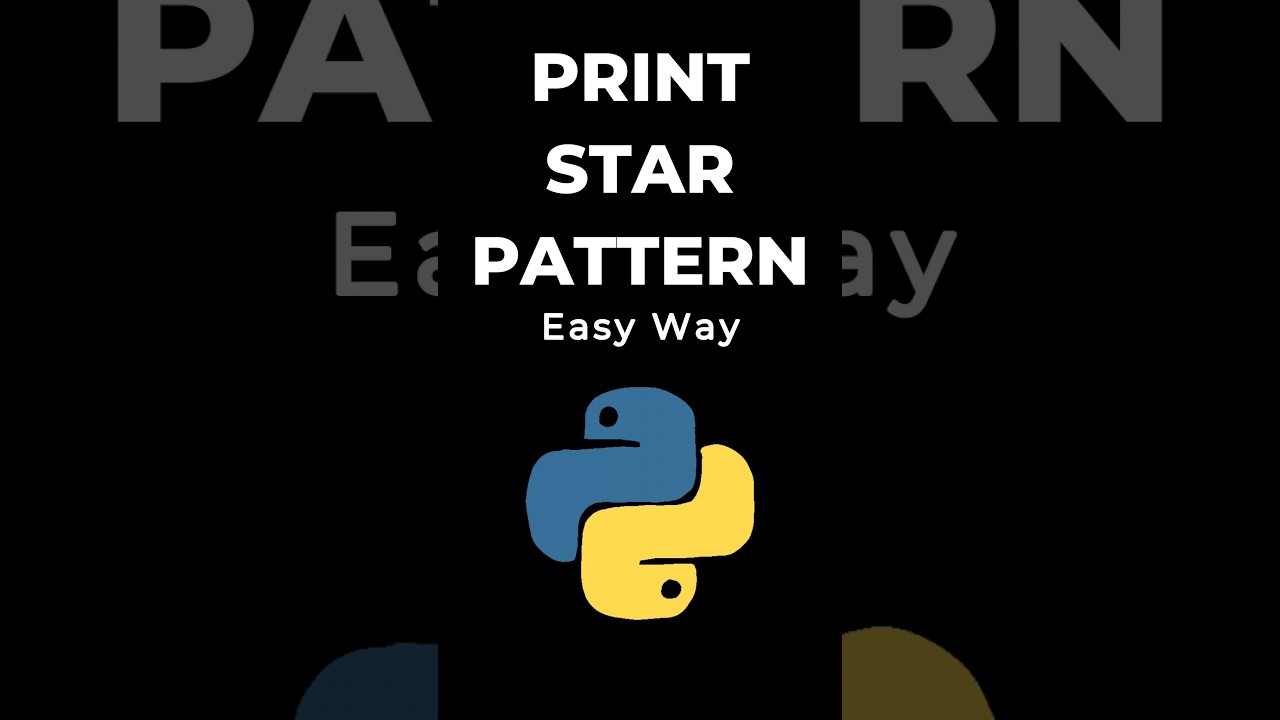 star triangle pattern | python star pattern tutorial #starpattern #pythoncoding #coding #shorts