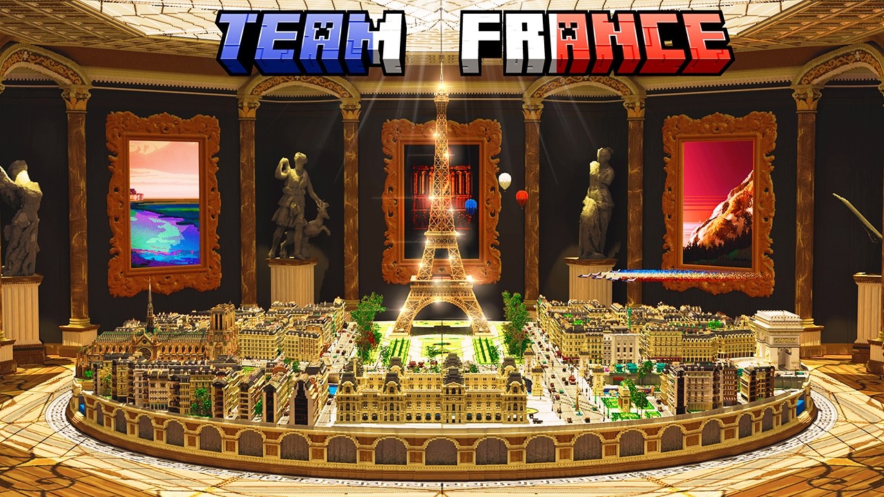 MrBeast Worldwide Building Challenge - Team France  [Timelapse Minecraft]