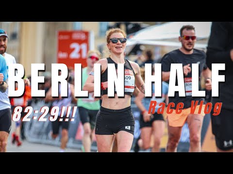 Berlin Half 2025 Race Vlog: I Ran 82:29 and Kept the PB Streak Alive!