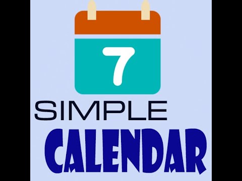 Simple Calendar - free app for android