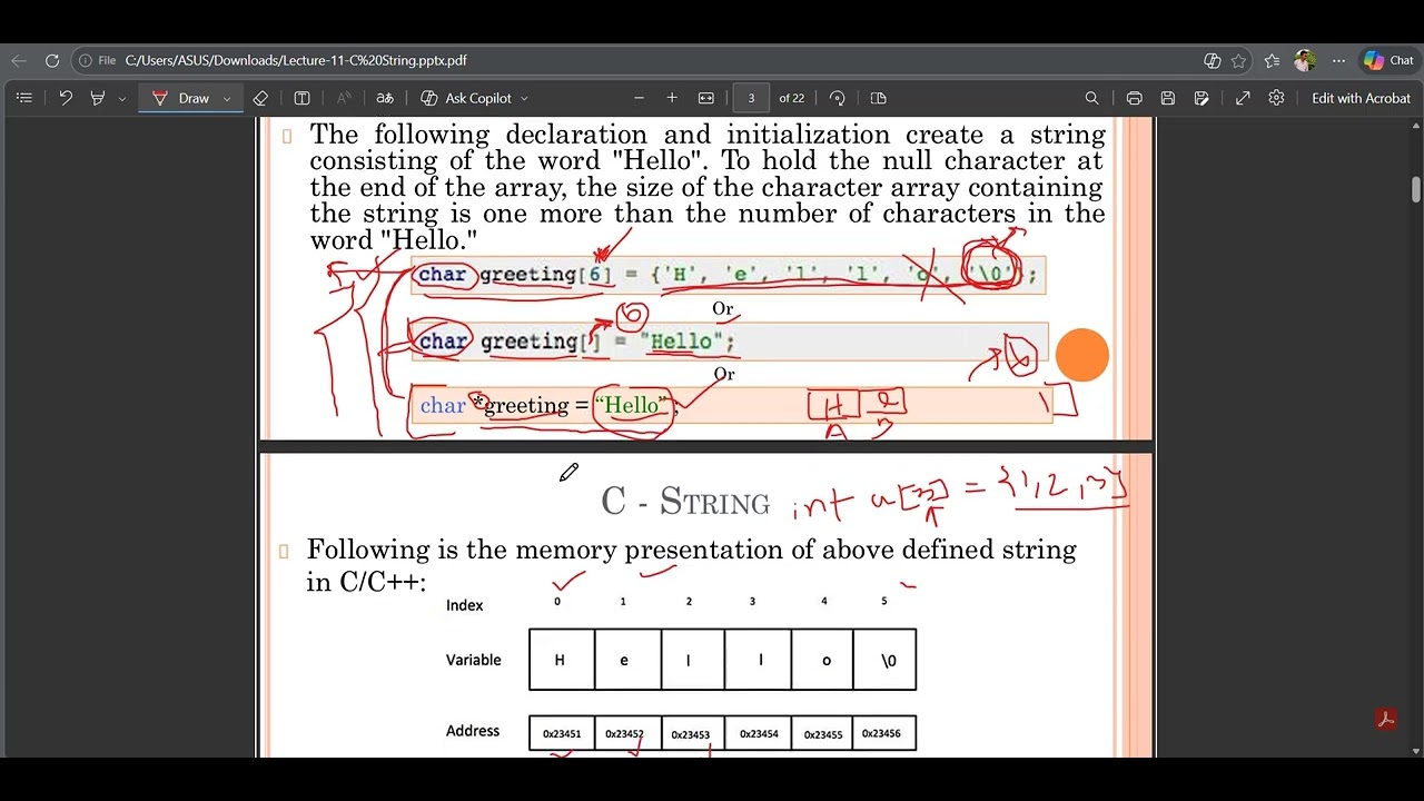 String | CSE113 - Programming and Problem Solving