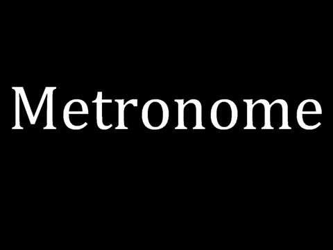 How to pronounce Metronome