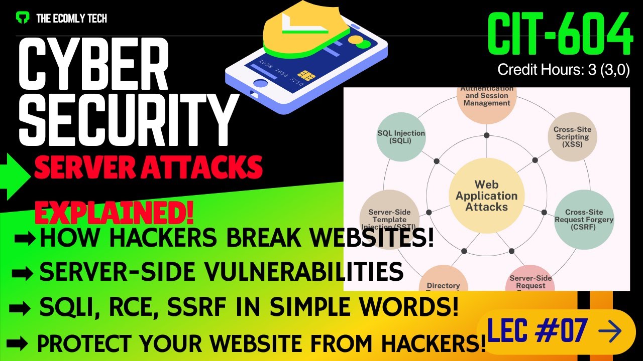 Server Side Web Application Attacks || server side web application attacks in cyber security