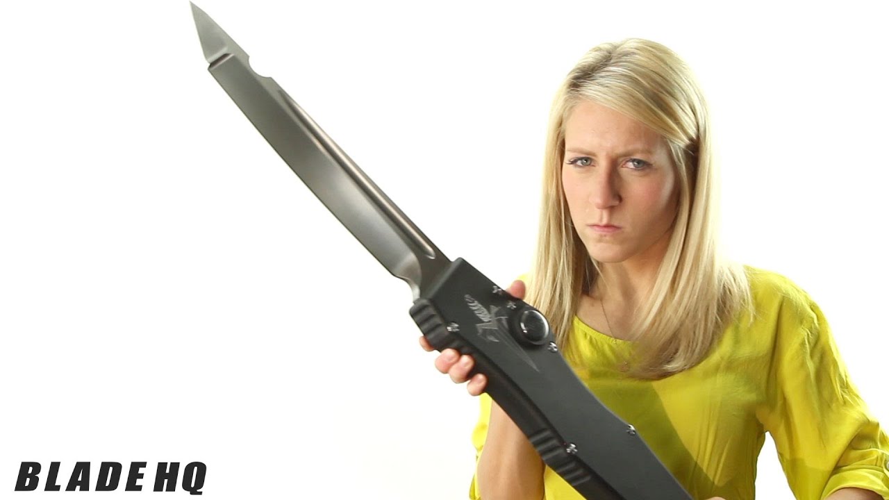 GIANT Microtech Marfione Cust Halo V 3X OTF Knife - Blade HQ