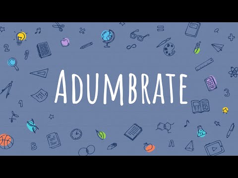 Adumbrate meaning in Urdu/Hindi | Word of the Day | English Vocabulary #shorts