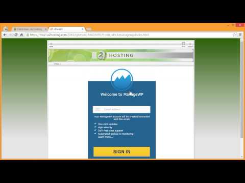 Setting Up ManageWP on A2 Hosting Prime