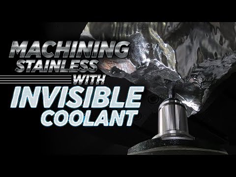 CNC Machining a 5 Axis Matterhorn out of 316 Stainless Steel with Invisible MQL Coolant