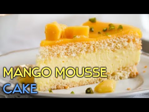 MANGO MOUSSE CAKE RECIPE 😋🤤 MUST TRY #SHORTS