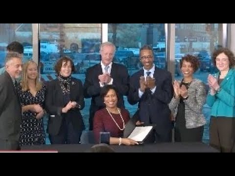 Mayor Bowser Signs Historic Clean Energy Bill, 1/18/19