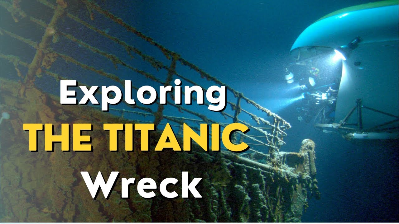 Exploring Titanic Wreck - Bow and Stern Sections | Gingerline Media