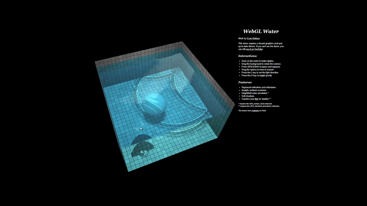 WebGL Water Demo