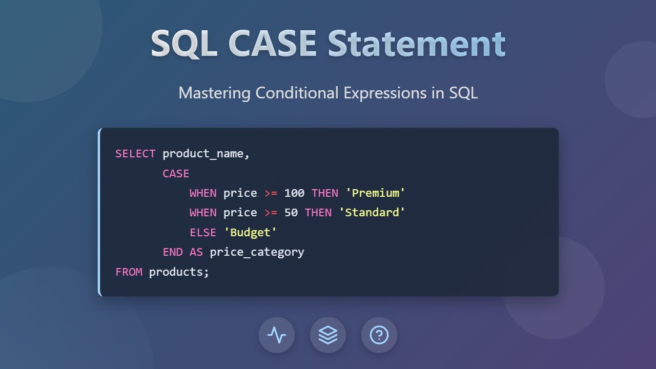 SQL CASE Statement: Beginner's Guide to Conditional Logic in SQL Queries