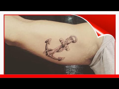 50+ Meaningful Anchor Tattoos For Guys (2020) Traditional Black Designs !