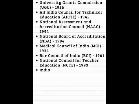 higher education bodies in India
