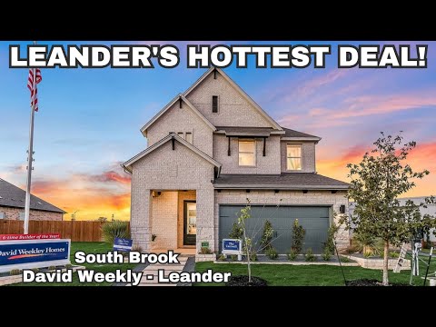 Hidden Gem in Leander? David Weekley Homes in South Brook!