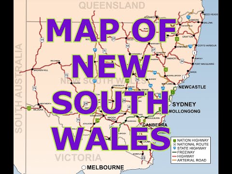MAP OF NEW SOUTH WALES [ AUSTRALIA ]