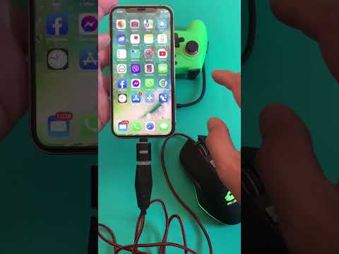 How to connect and use wired mouse with iPhone -IPad #shorts #shortsvideo #youtubeshorts #shortsfeed