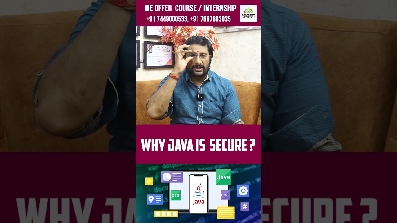 ♨️ Why Java is Secure | Features of Java | kaashiv infotech Java #javainterviewquestions #trending