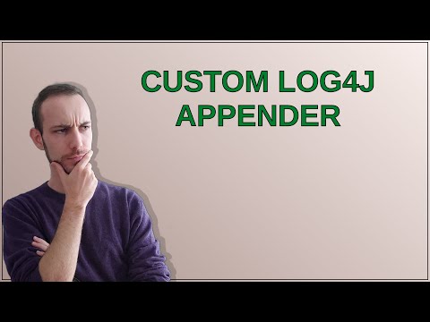 Custom Log4J Appender
