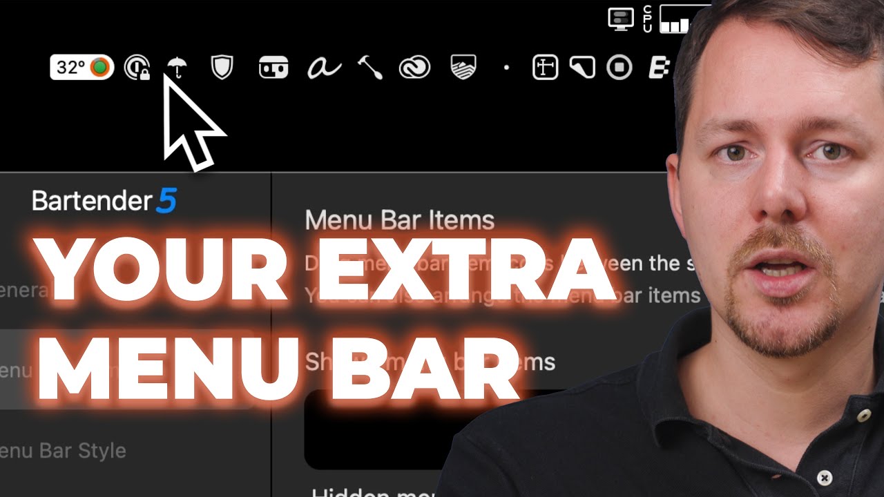 Tired of a Cluttered Menu Bar on your Mac? — Bartender 5