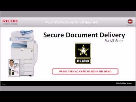 Secure scan to iPERMS