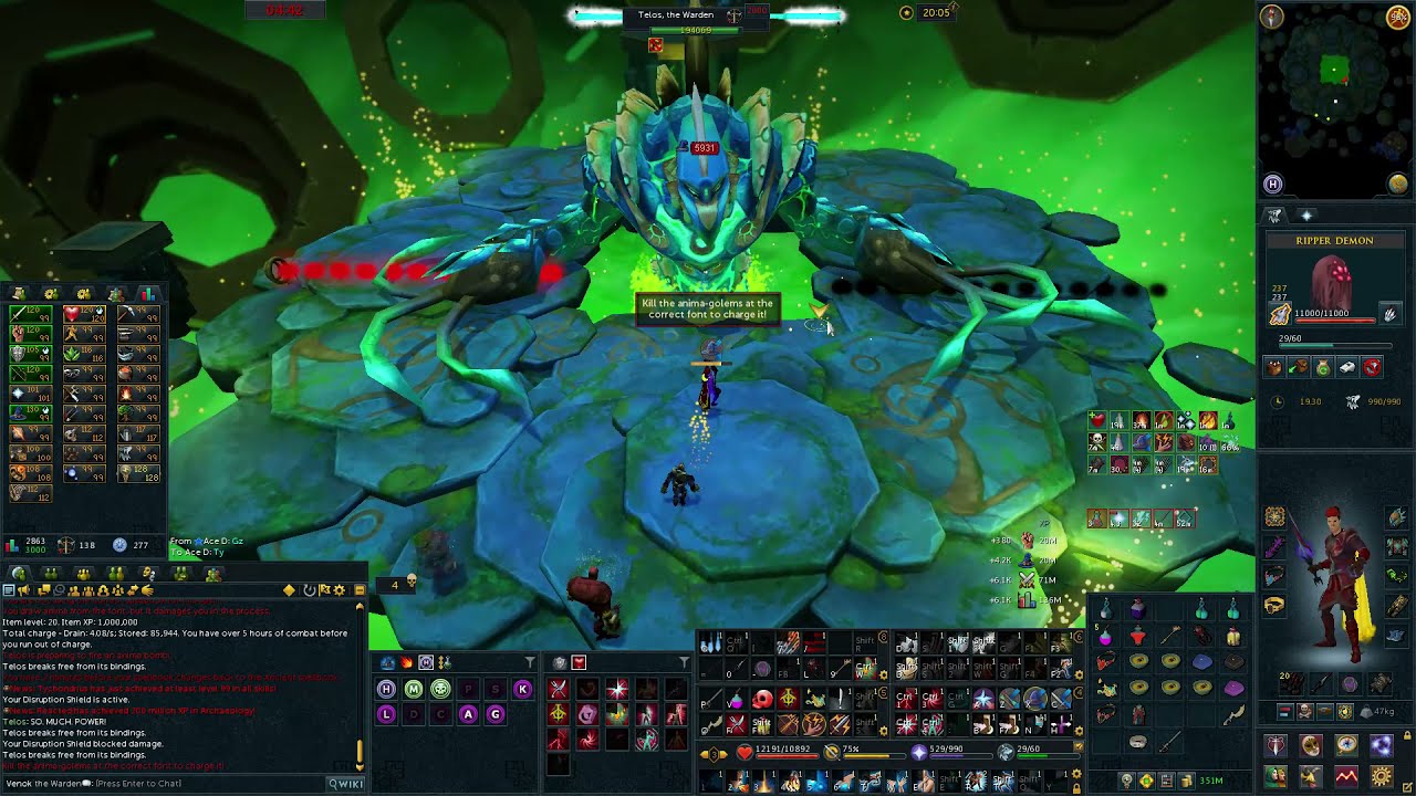 4K telos kill - RS3
