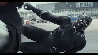 Black Panther All Uncut Fight Scenes - Captain America Civil War [Ultra HD 1080]