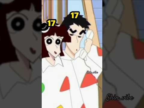 Shinchan And Aichan Age transformation ๐๐ #shinchan #song