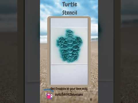 STL file Turtle Stencil 🐢・3D printable model to download・Cults